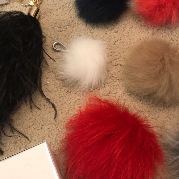 Michael Kors | Bags | Michael Kors Fox Fur Pom Poms | Poshmark